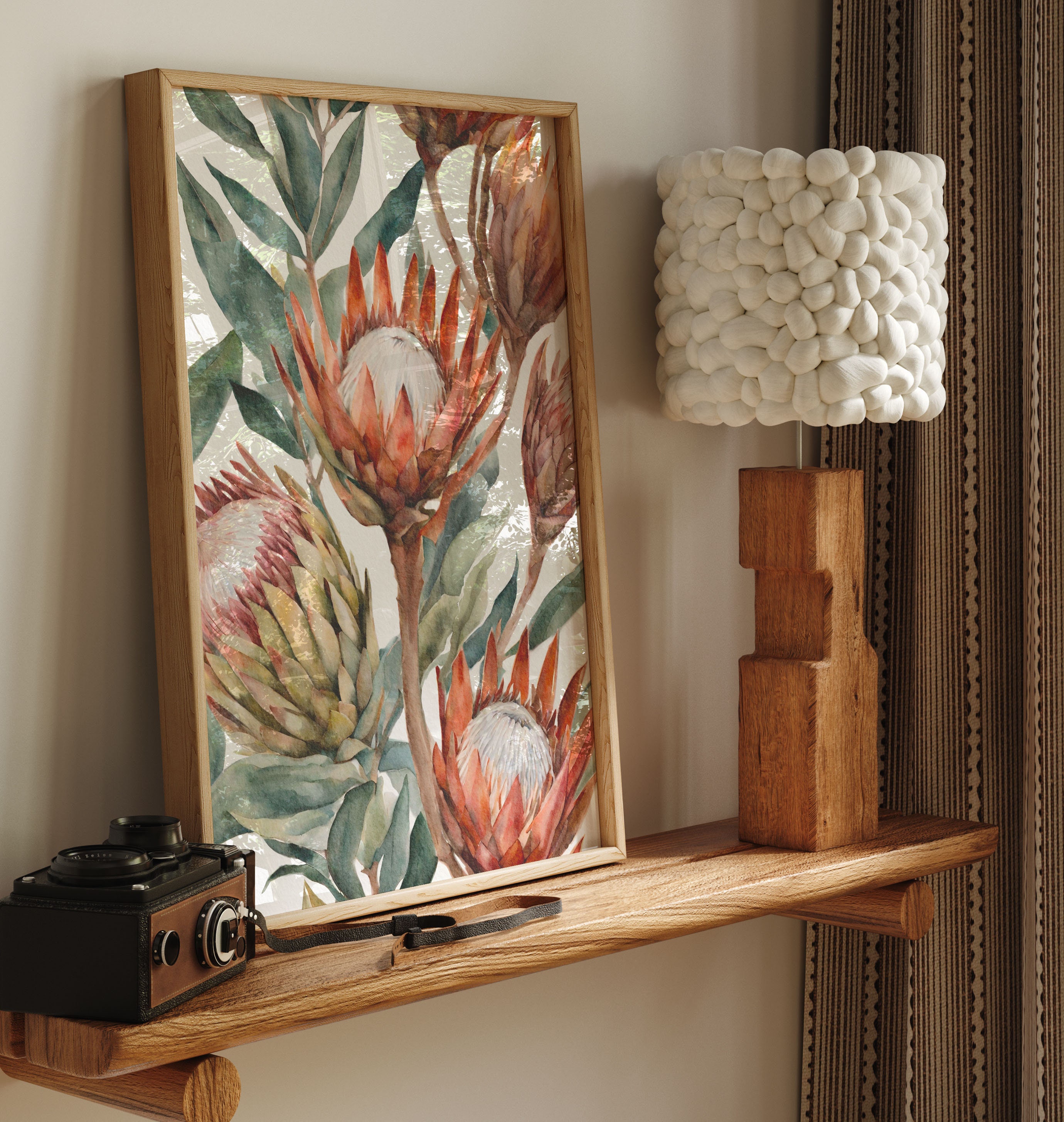 King Proteas Digital Art Download for Home Decor | Set of 2 South ...