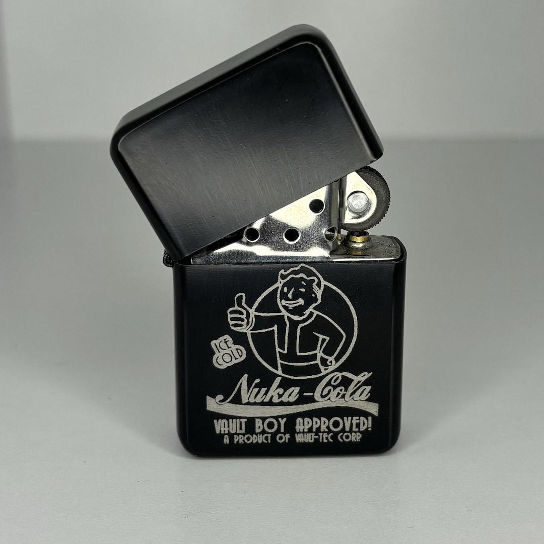 Personalised Nuka-cola Flip Lighter Vault-tec Fallout Custom - Etsy