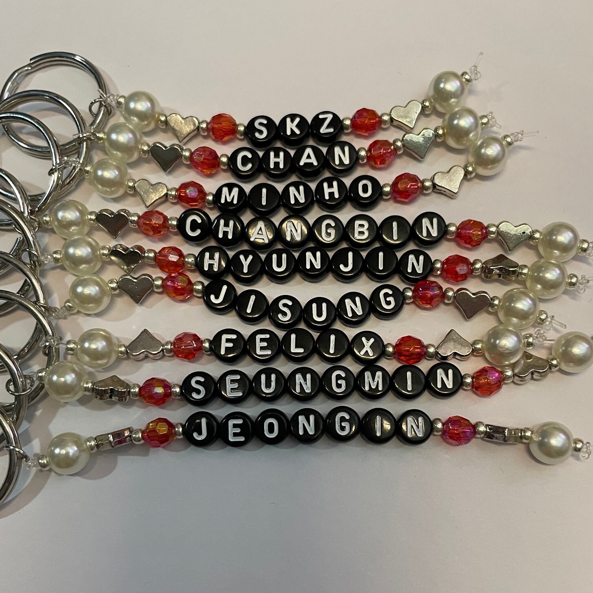 STRAY KIDS Member Keychains - Etsy