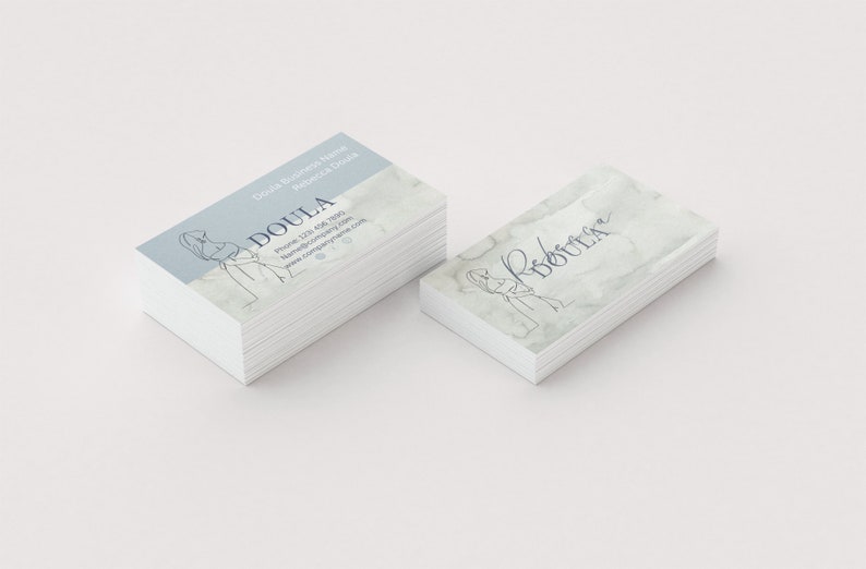 Elegant Business Card - Minimalist Design for Professionals, Double ...