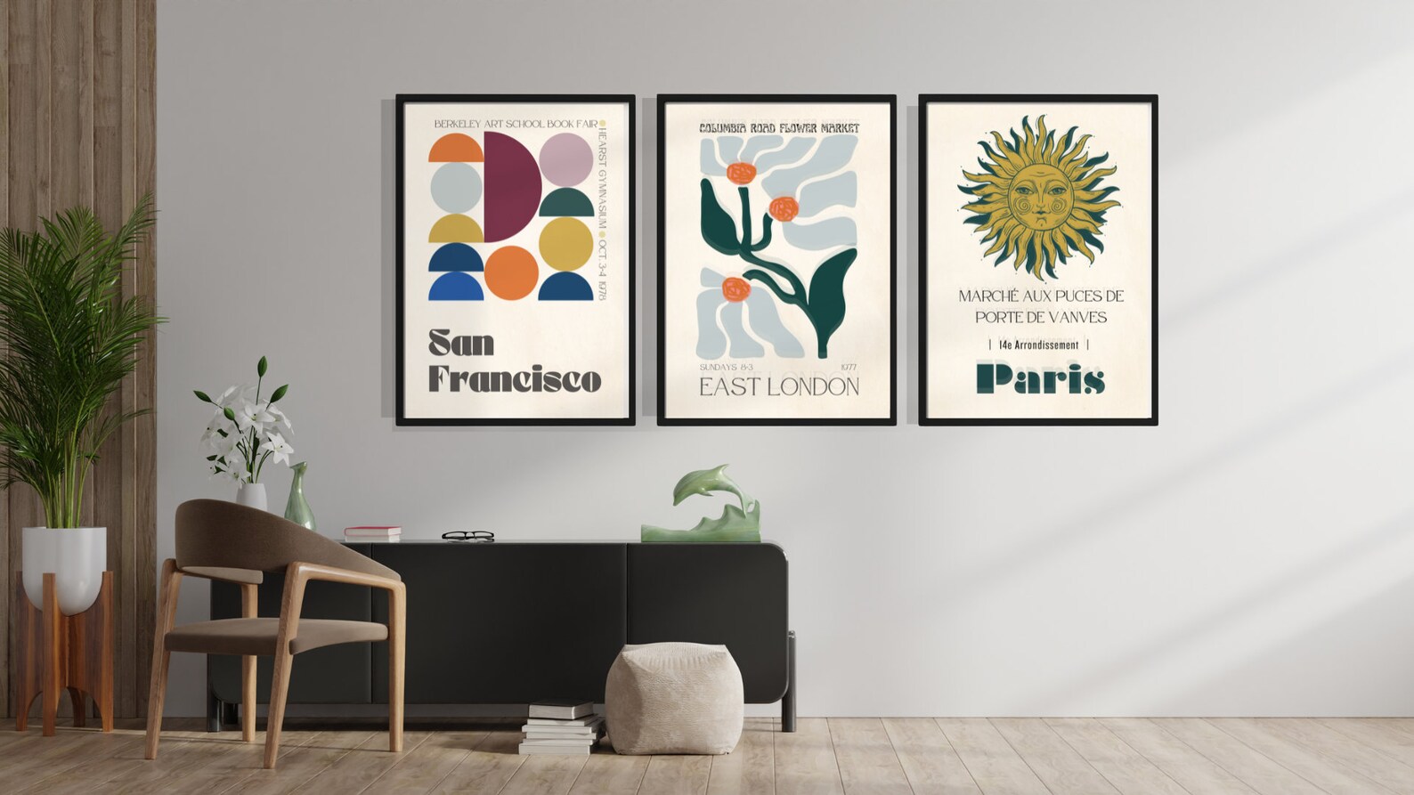 10 Zoom Backgrounds Gallery Wall Zoom Backdrops Virtual Zoom ...