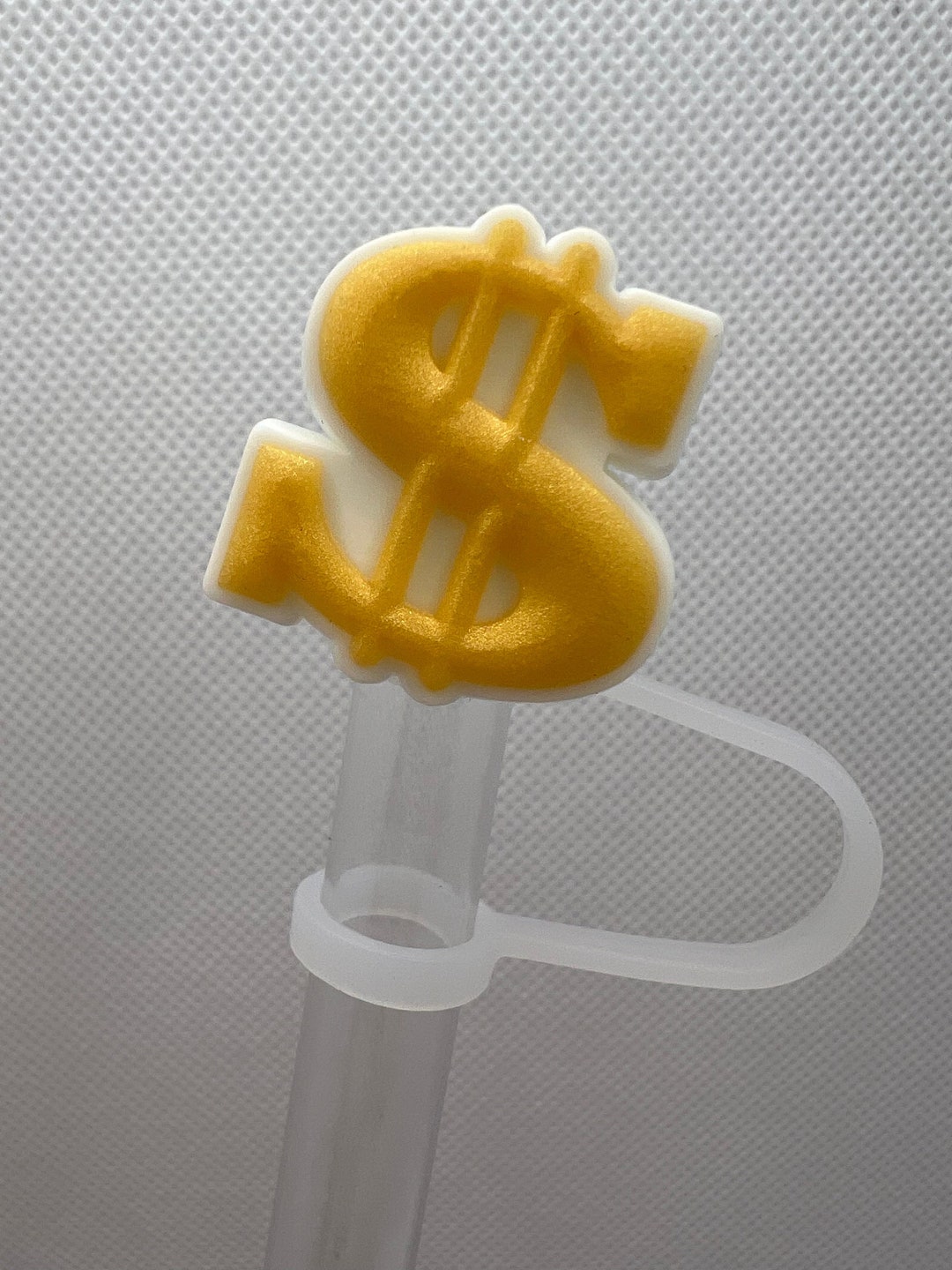 Dollar Sign Straw Topper 10mm - Etsy