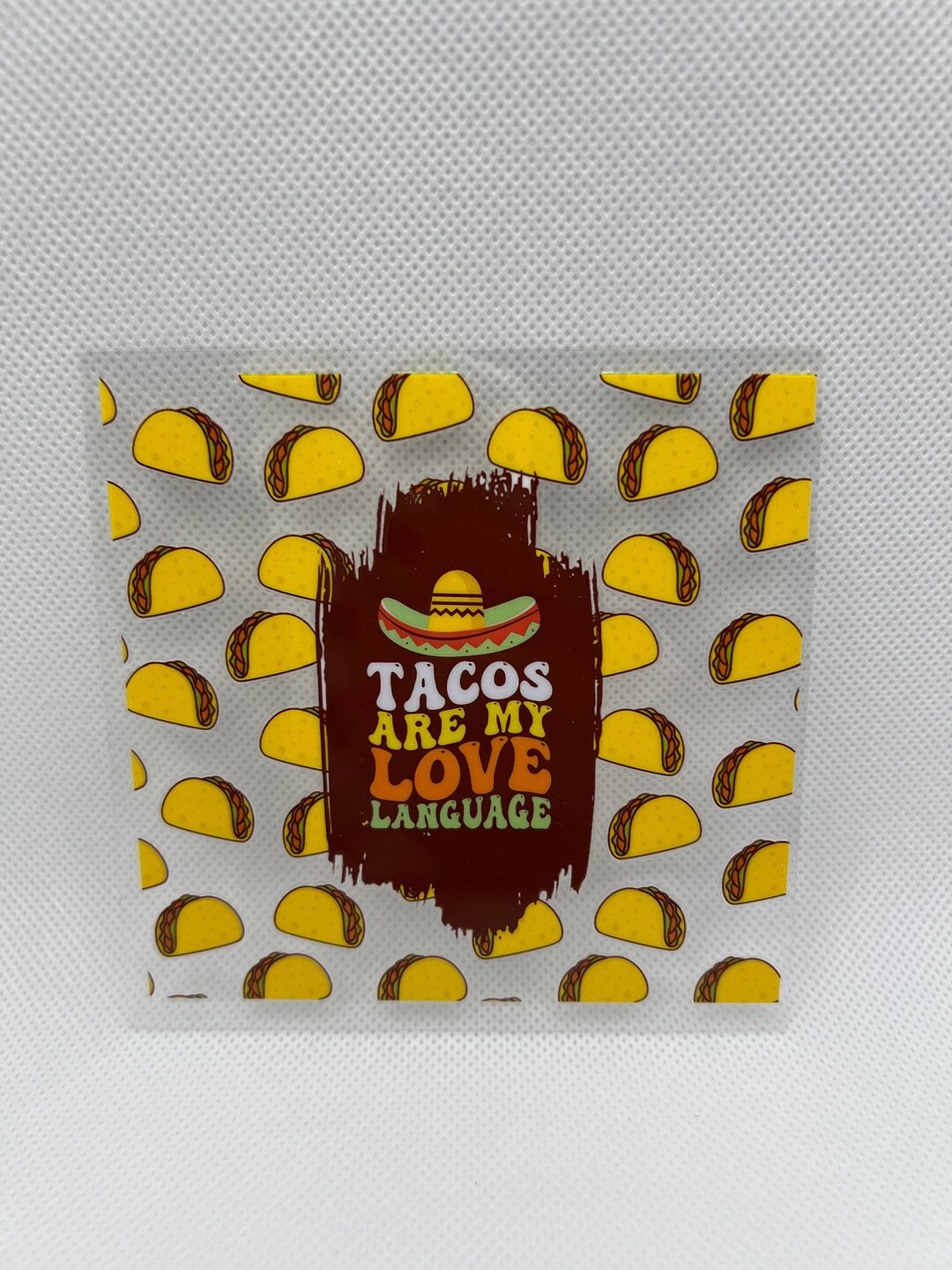 Love for Tacos UV DTF Decal - Etsy