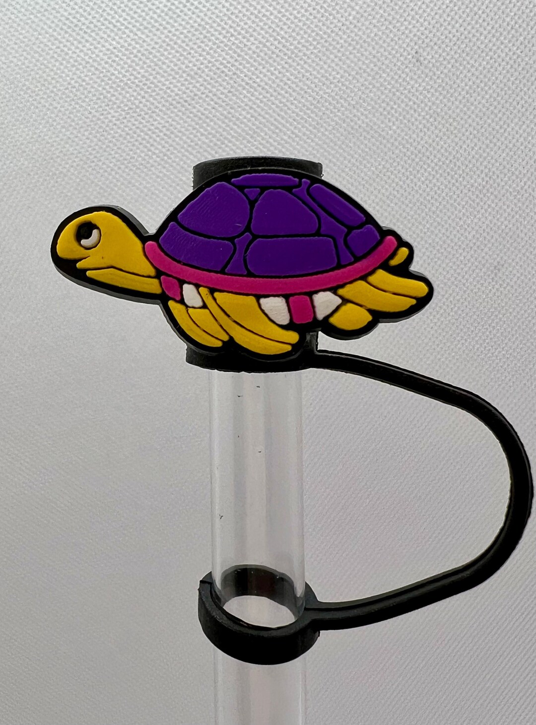 Turtle Straw Topper 10mm - Etsy