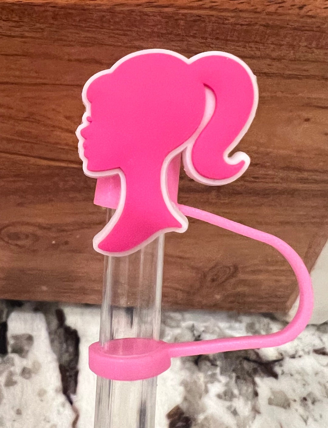 90s Girl Silicone Straw Topper 10mm - Etsy