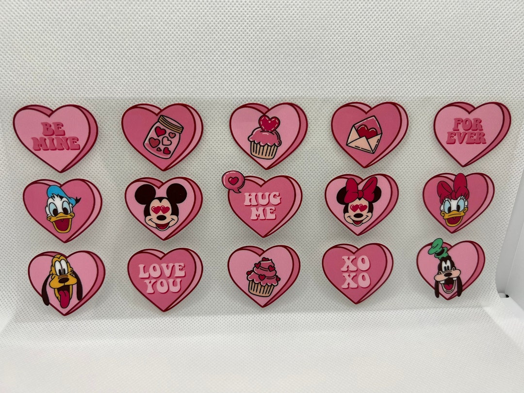 Conversation Hearts UV DTF Wrap Decal - Etsy