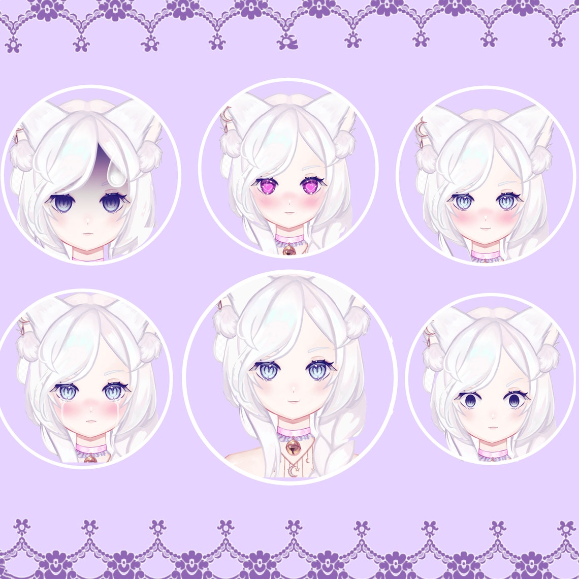 Vtuber Model for Commercial Use / Live 2d Model / Premade Vtuber Model ...