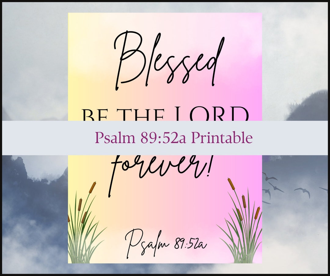 Printable Decorative Bible Verse Digital Download Frameable Christian ...