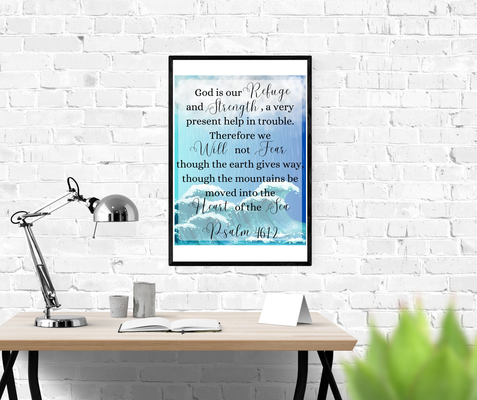 Printable Decorative Bible Verse Digital Download Frameable Christian ...