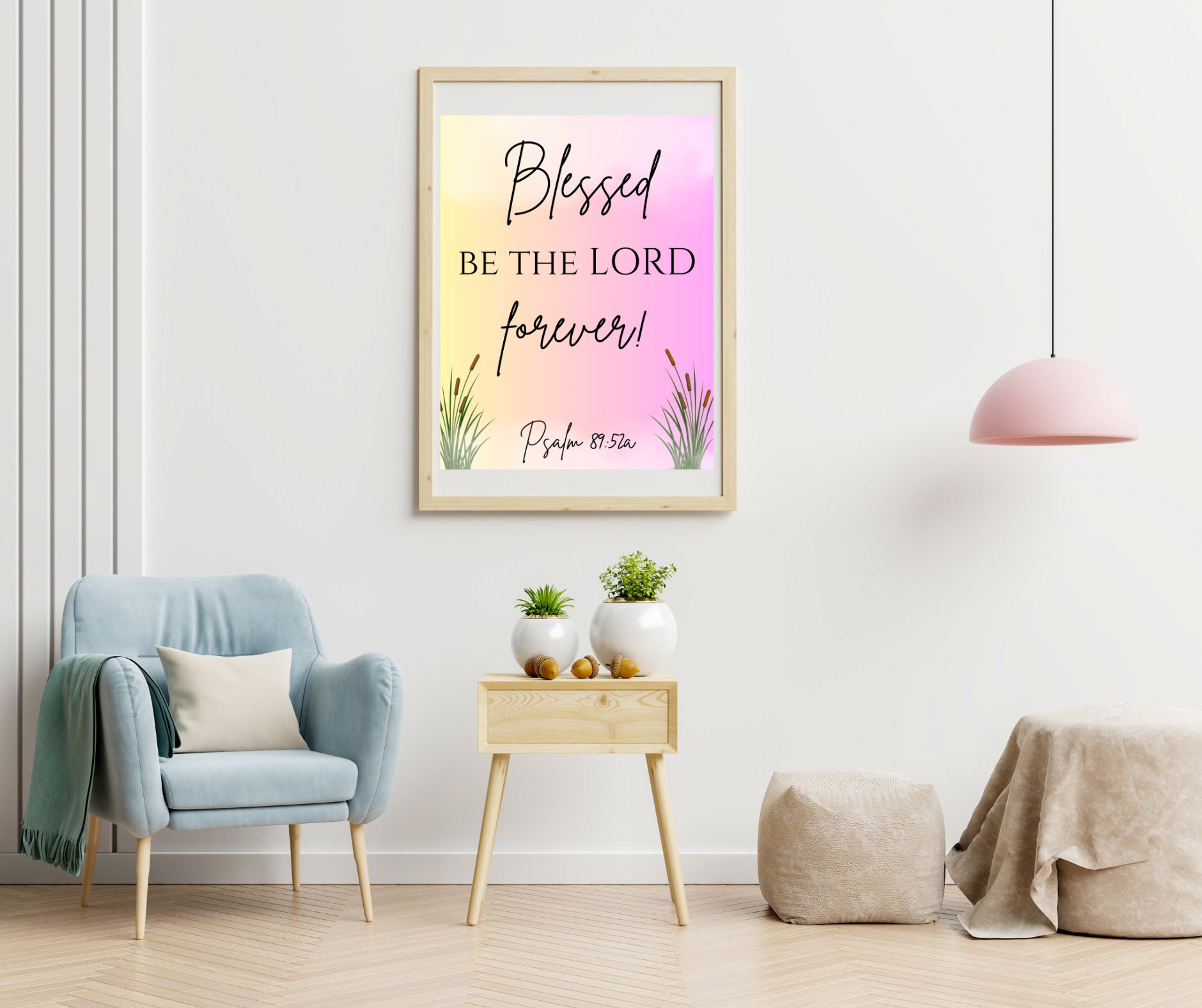 Printable Decorative Bible Verse Digital Download Frameable Christian ...
