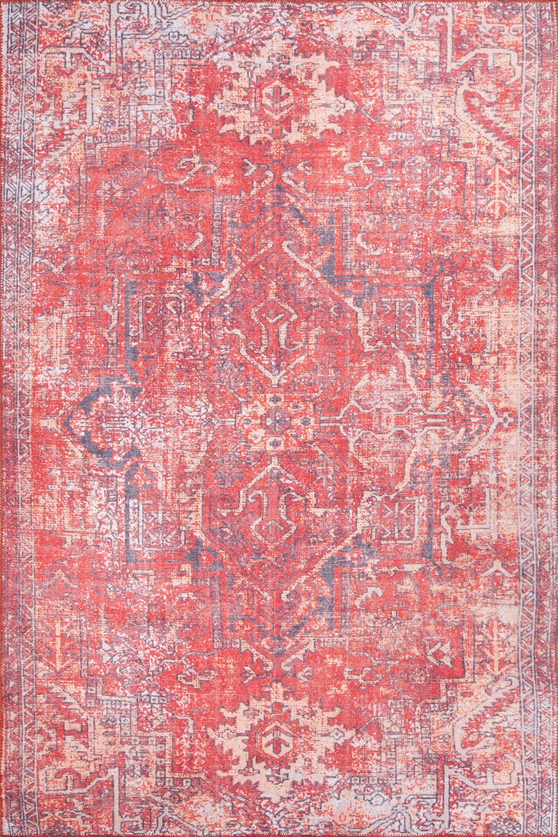 Timeless Elegance in Blues: Vintage Patterned Woven Base Decorative Red ...