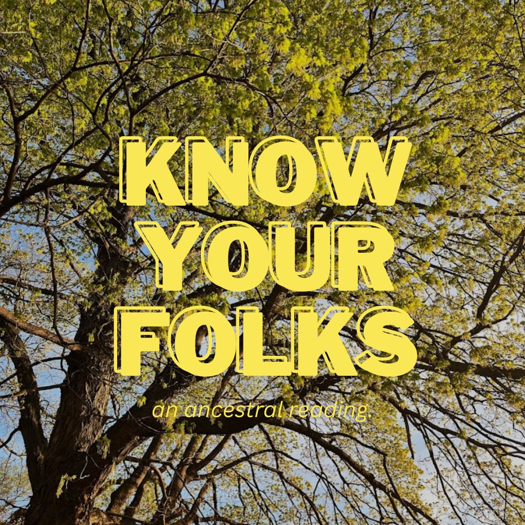 Know Your Folks Ancestral Reading - Etsy