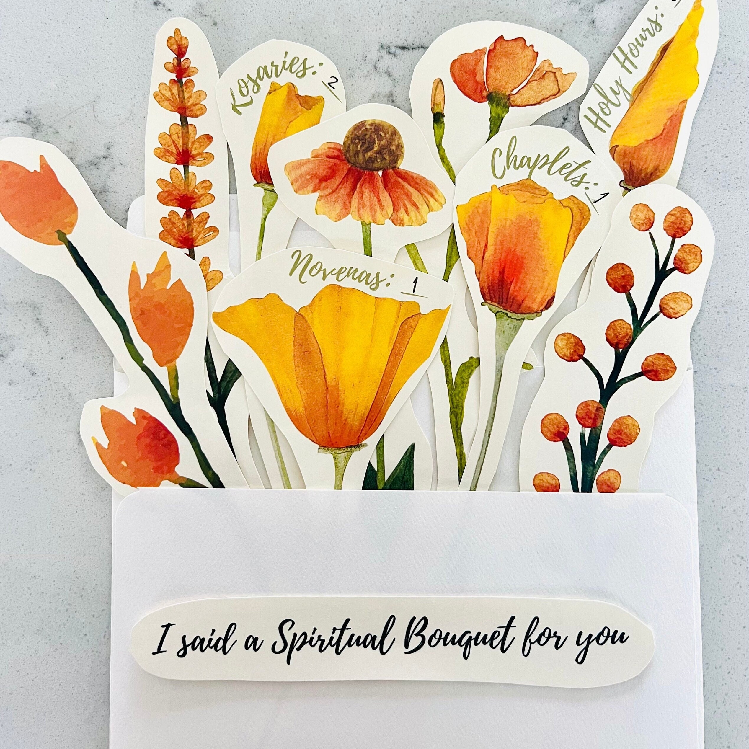 Catholic Prayer Card Printable – Spiritual Bouquet – Instant Download ...