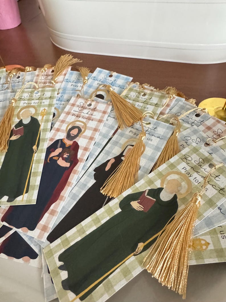 Catholic Saints Bookmarks - Digital Download - 20 Total - Etsy