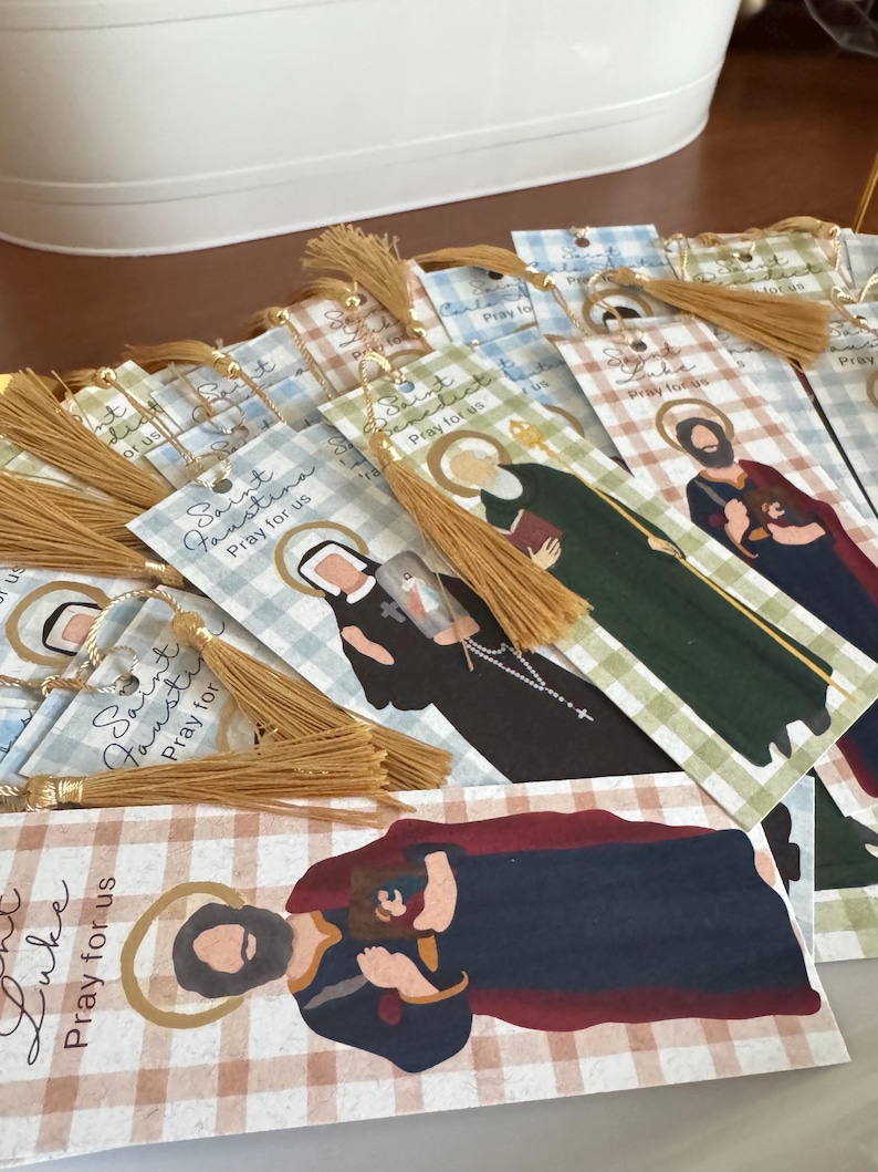 Catholic Saints Bookmarks – Religious Gift, 20 Saints (digital Download ...