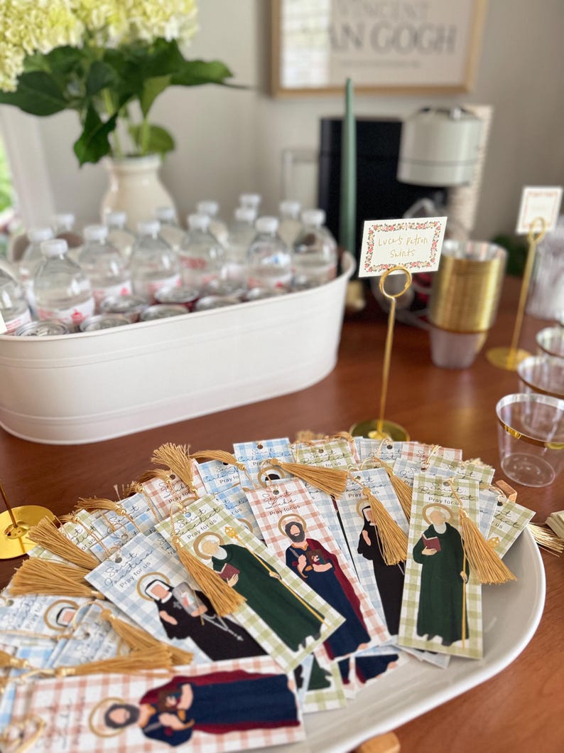 Catholic Saints Bookmarks – Religious Gift, 20 Saints (digital Download ...