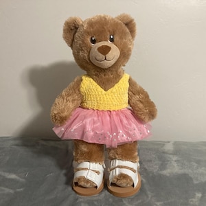Yellow Reversible Summer Top for Build A Bears, Teddy Bears, Plushies ...