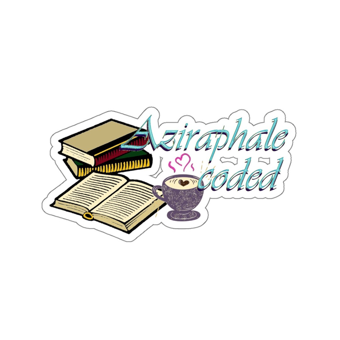 Aziraphale Coded Kiss-cut Stickers - Etsy