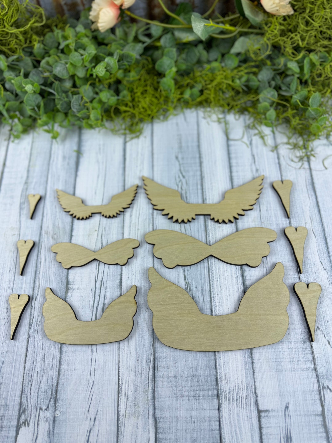 Angel Wings With Hearts - DIY Kit - Angel Decor - Etsy