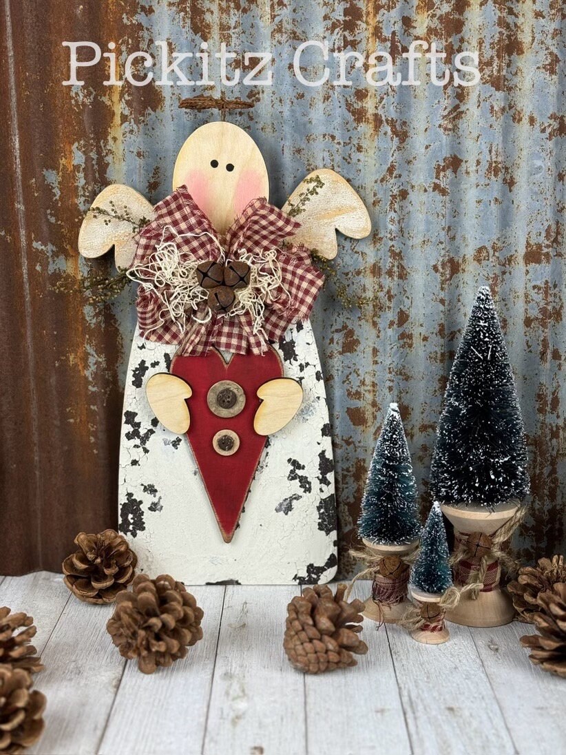 Primitive Angel DIY Kit Whimsical Holiday Winter Christmas - Etsy