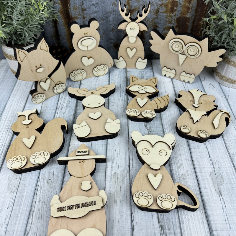 Skunk Paper Doll - Etsy