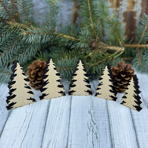 Mini Christmas Tree Bundle 1/2" Thick - Pine Tree - DIY - Kit ...
