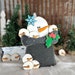 Snowman / Snowball W / Top Hat, DIY, Kit, Whimsical, Primitive, Holiday ...