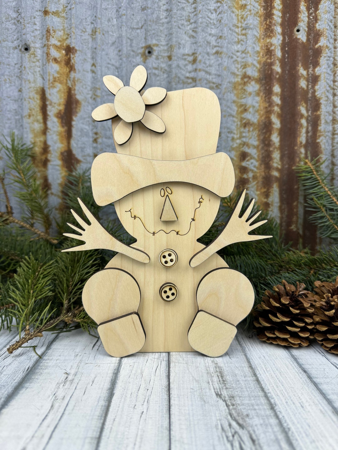 Scare Crow 1/2" Thick - Scare Crow, DIY, Kit, Whimsical, Holiday ...