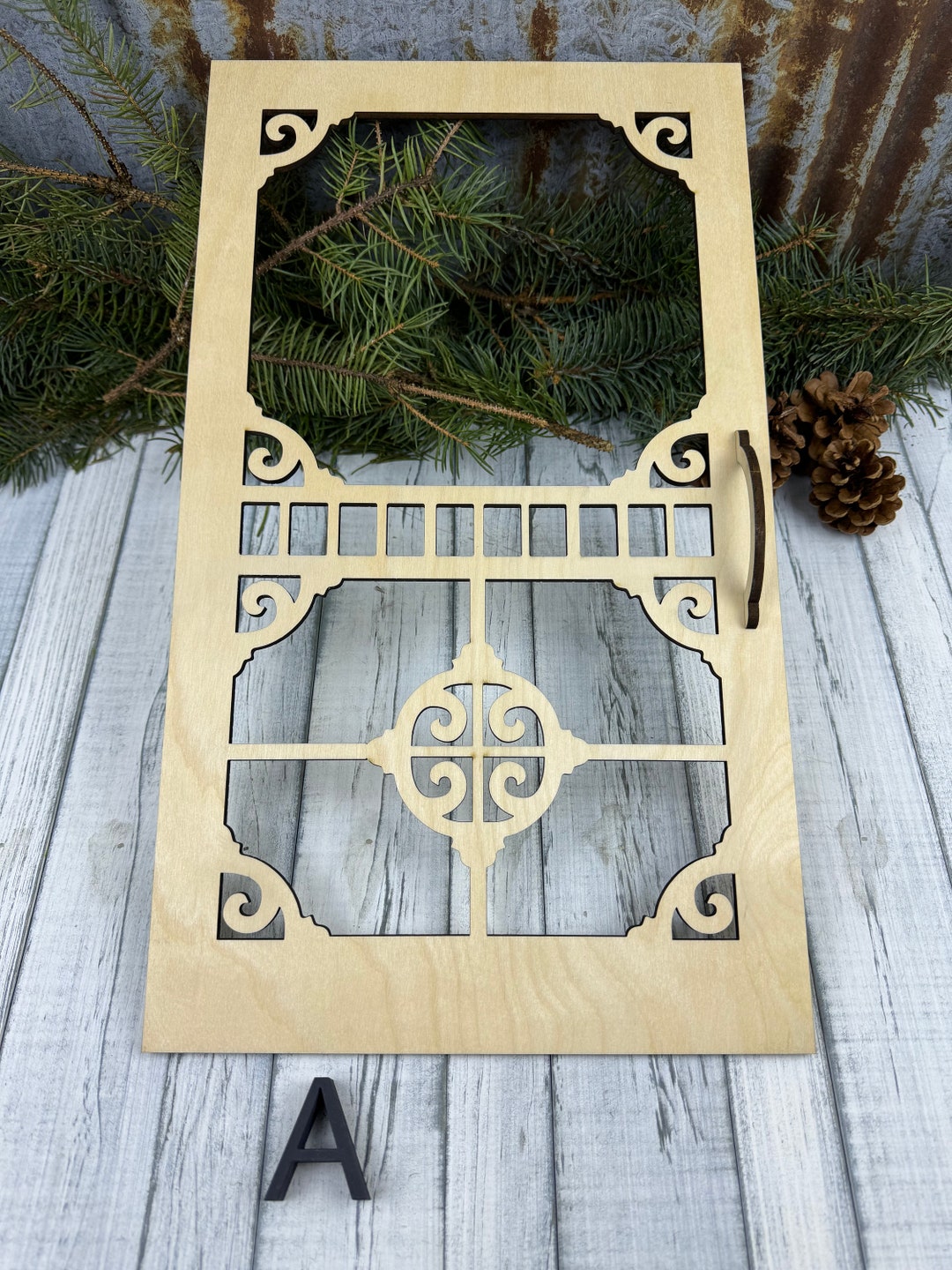 Ornate Screen Door - Screen Door - Screen - DIY Kit - Etsy