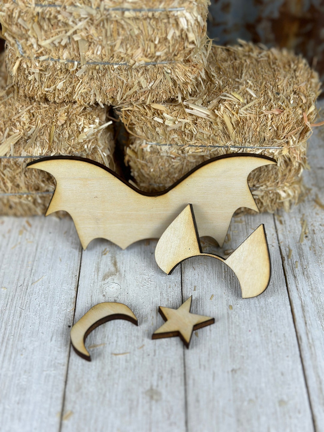 LARGE Bat Wings and Bat Ears, DIY Kit Halloween Decor - Etsy