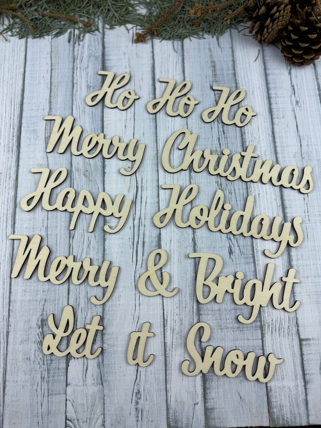 Holiday Sayings - Merry Christmas - Ho Ho Ho - Happy Holidays - Let It ...