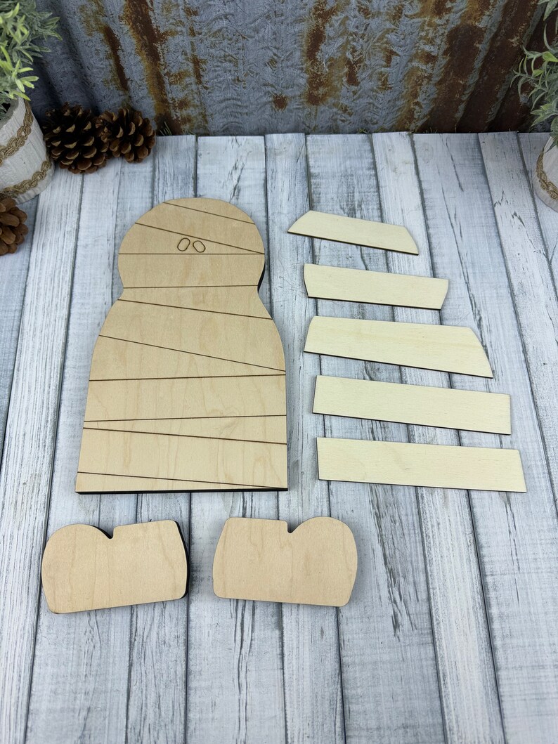Mummy - DIY - Kit - Whimsical - Halloween - Etsy