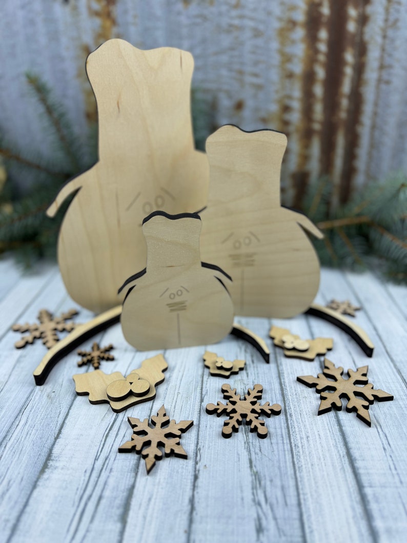Snowman Head 1/2" Thickness - Free Standing - DIY Kit - Seasonal ...