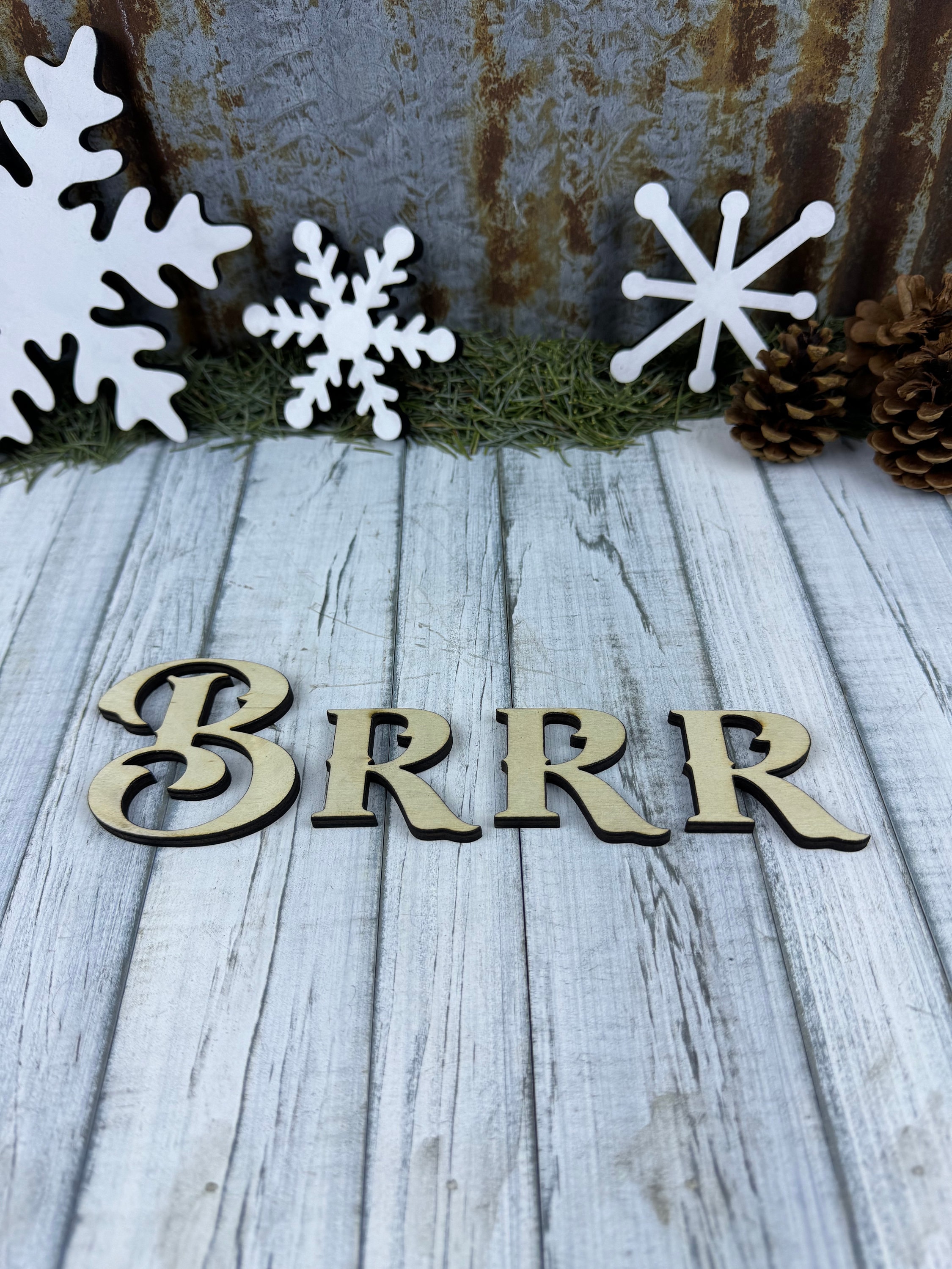 Holiday Words DIY Kit Whimsical Holiday Winter Christmas - Etsy