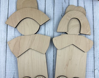 Pilgrim Couple DIY - Harvest - Thanksgiving - DIY - Kit - Seasonal ...