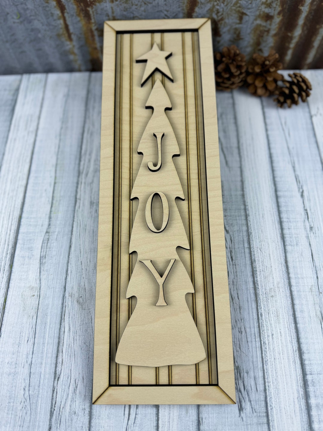 Joy Christmas Tree DIY Kit - Etsy