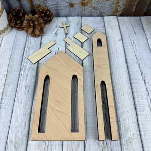 Mini Primitive Salt Houses 1/2" Thick - DIY Kit - Etsy