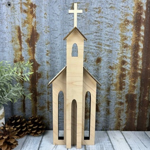 Mini Primitive Salt Houses 1/2" Thick - DIY Kit - Etsy