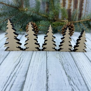 Mini Christmas Tree Bundle 1/2" Thick - Pine Tree - DIY - Kit ...