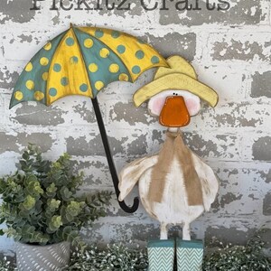 Duck W/ Umbrella 1/2" Thick - DIY - Duck - Kit - Whimsical - Holiday ...