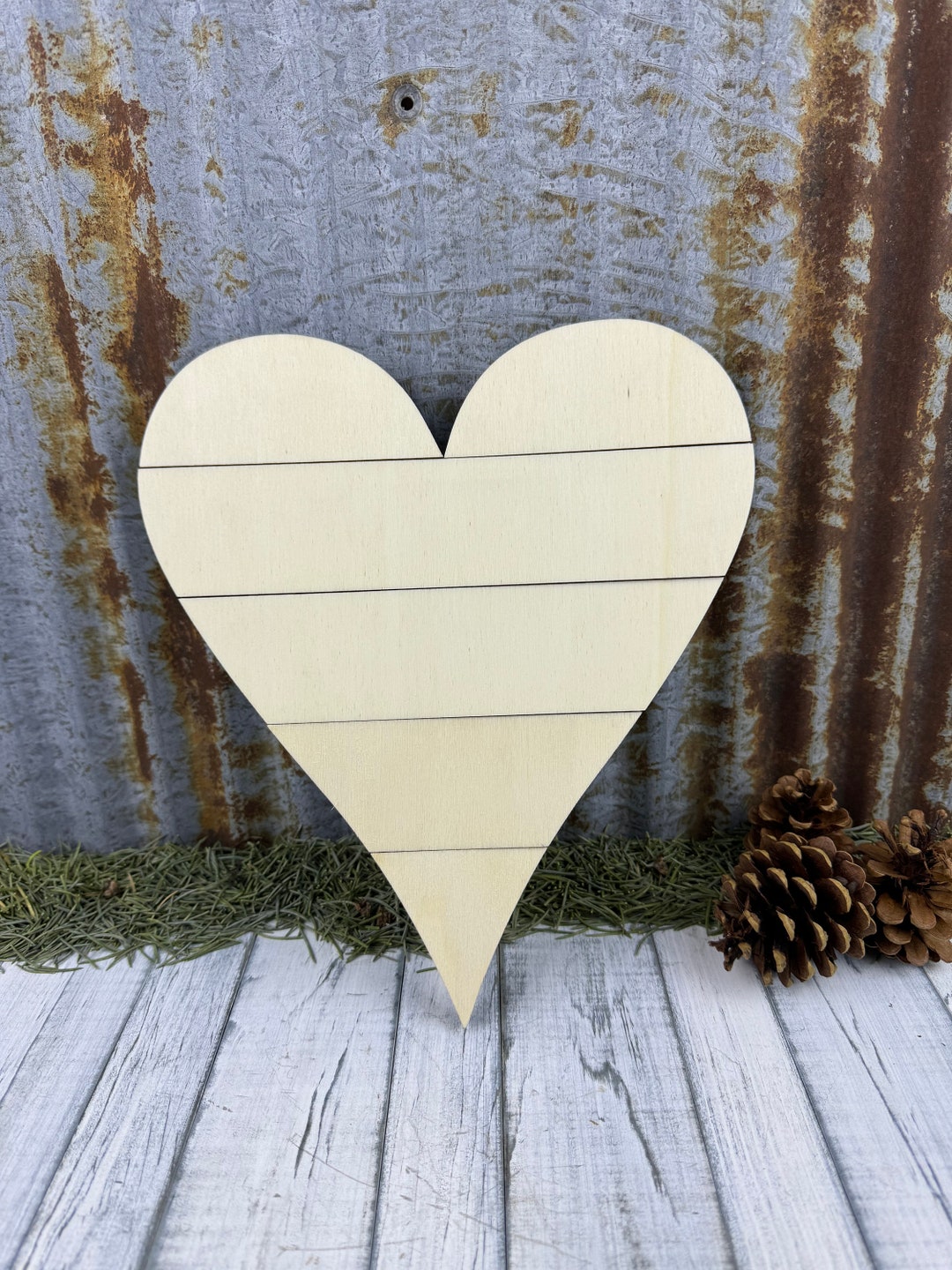 Shiplap Heart, Door Hanger DIY Kit - Etsy