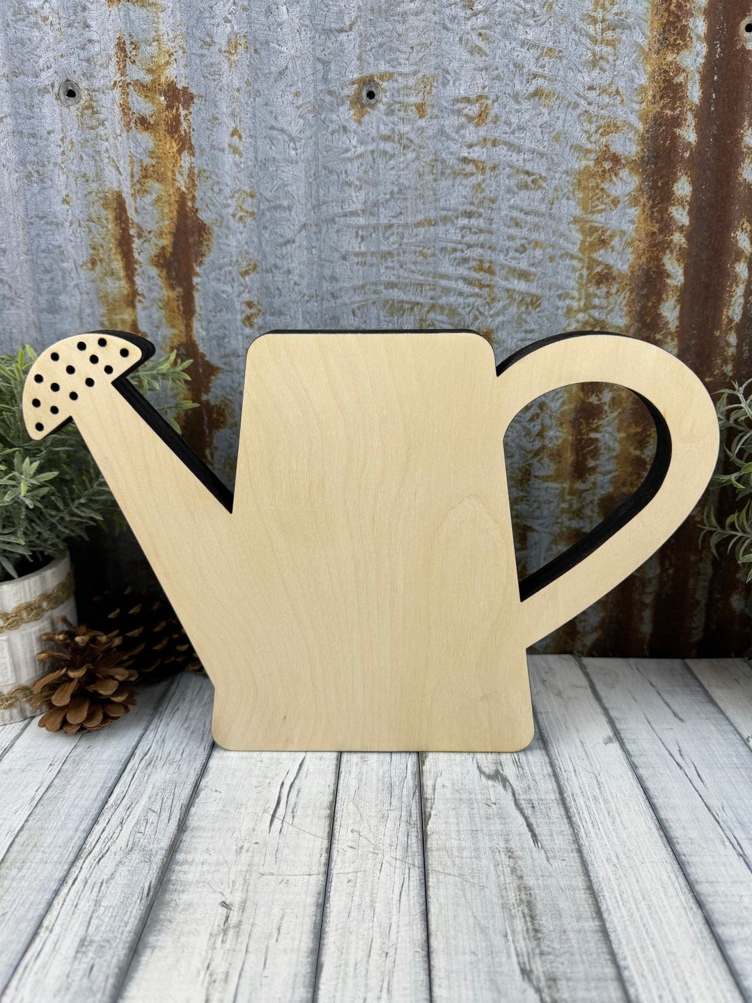 Watering Can 3/4" Thick - DIY Kit - Garden - Waterer - Etsy