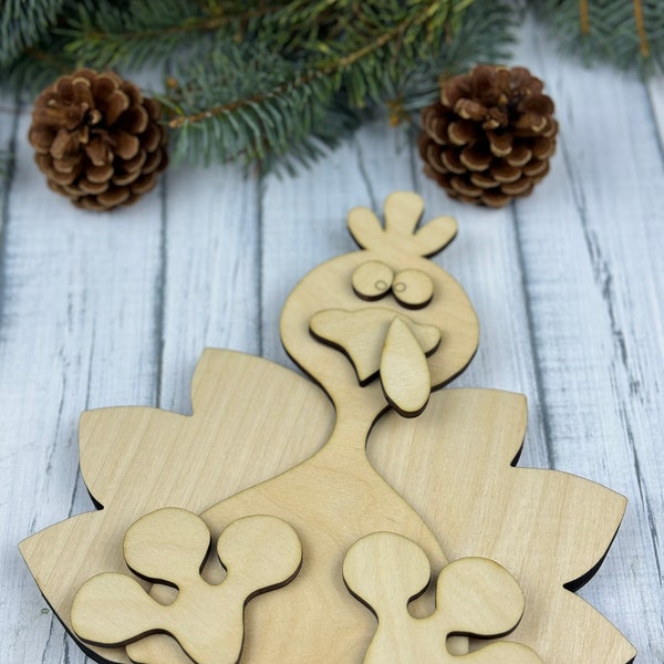 Primitive Turkey Pattern - Etsy