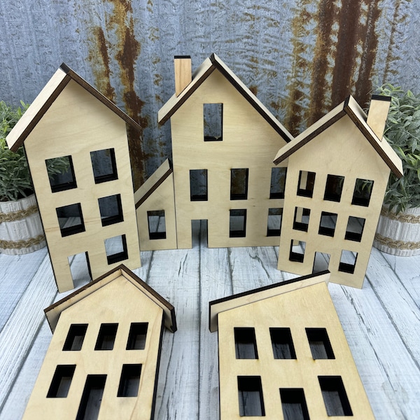 Primitive Houses - Etsy