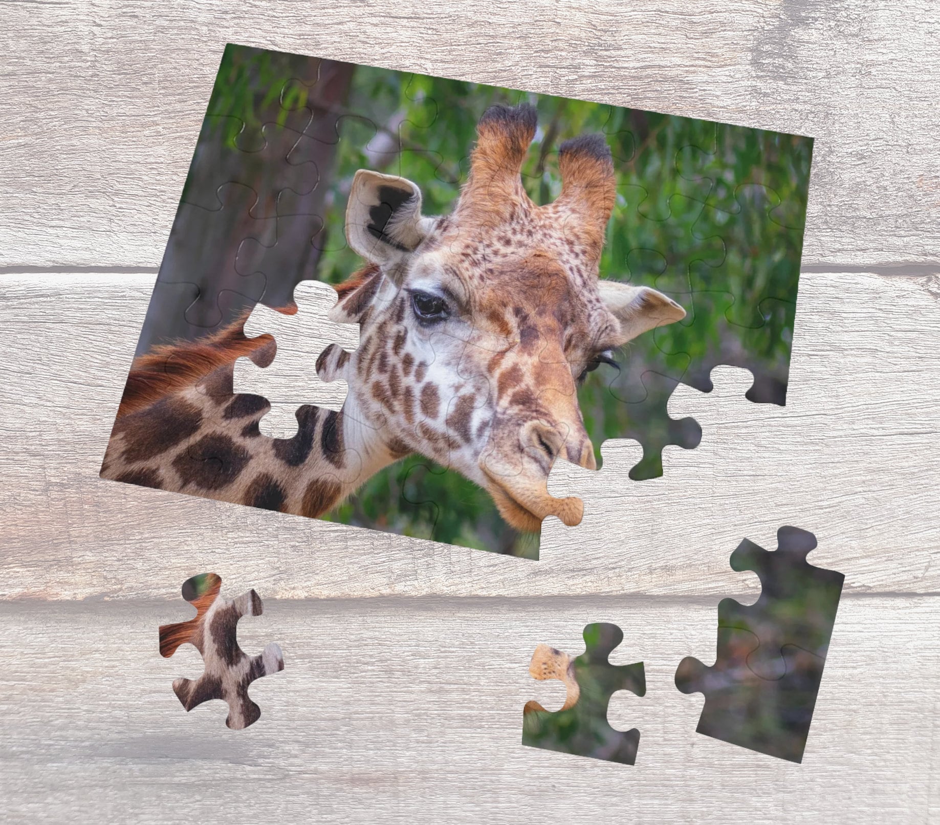 Giraffe, Jigsaw Puzzle, Kids Gift, Puzzle (30, 110, 252 -piece) Giraffe Puzzle - Etsy