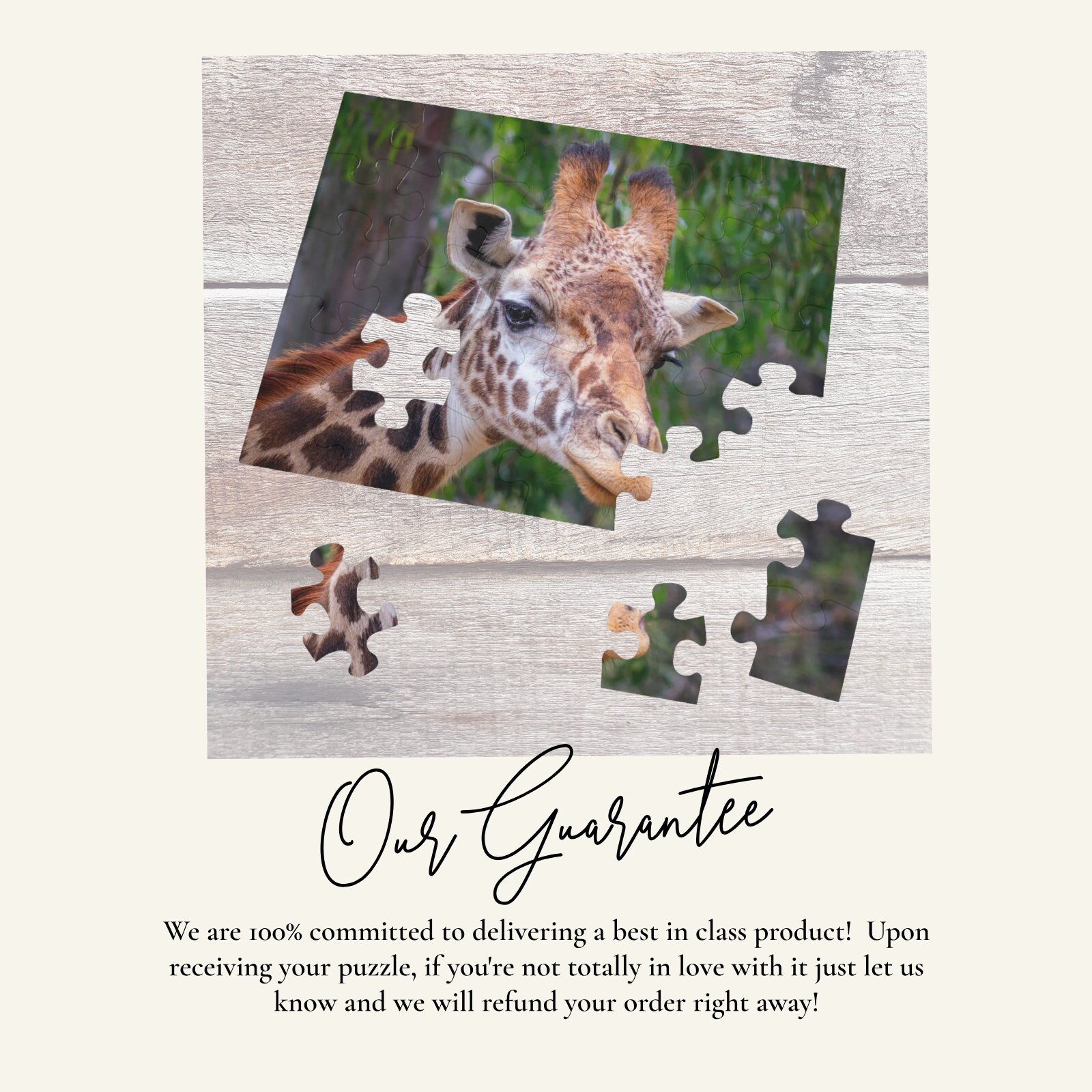 Giraffe, Jigsaw Puzzle, Kids Gift, Puzzle (30, 110, 252 -piece) Giraffe ...