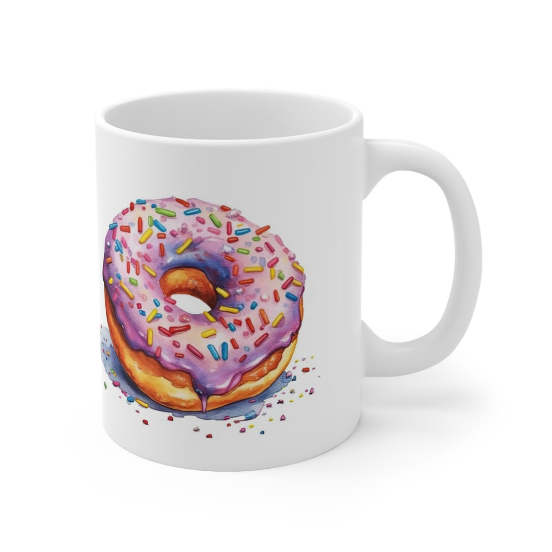 Donut Mug, Best Funny Coffee Mug, Coworker Gift, Funny Gift, Coffee Mug ...
