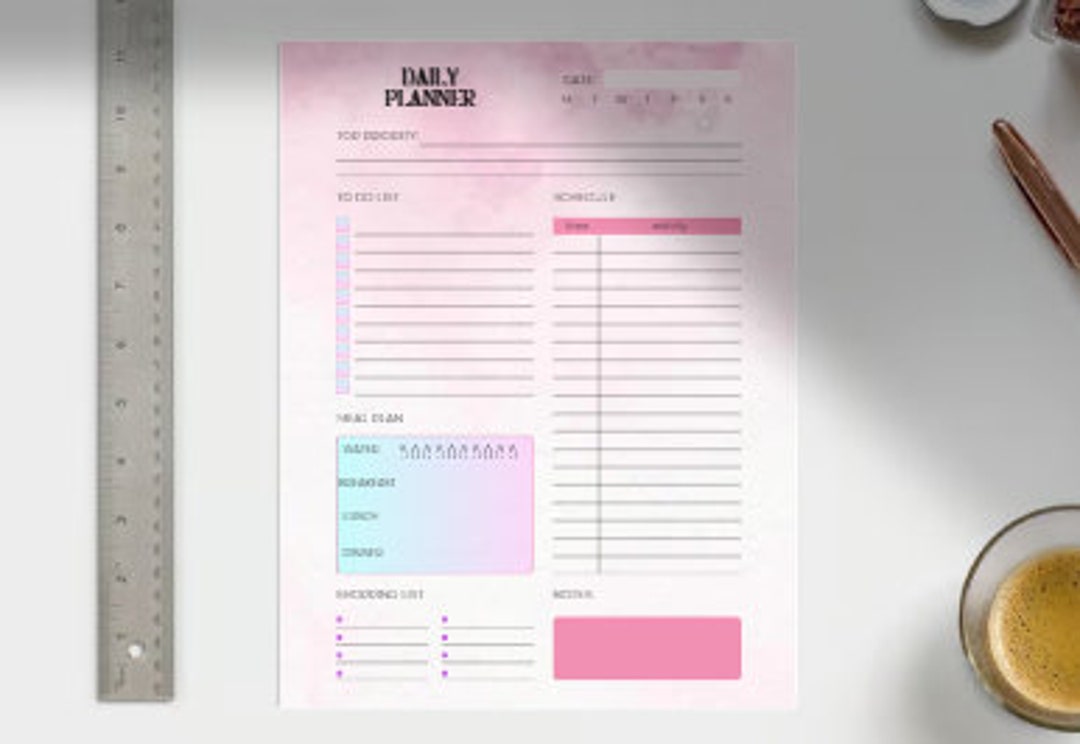 Pink Digital Planner 2024, Digital Planner Undated Digital Planner ...