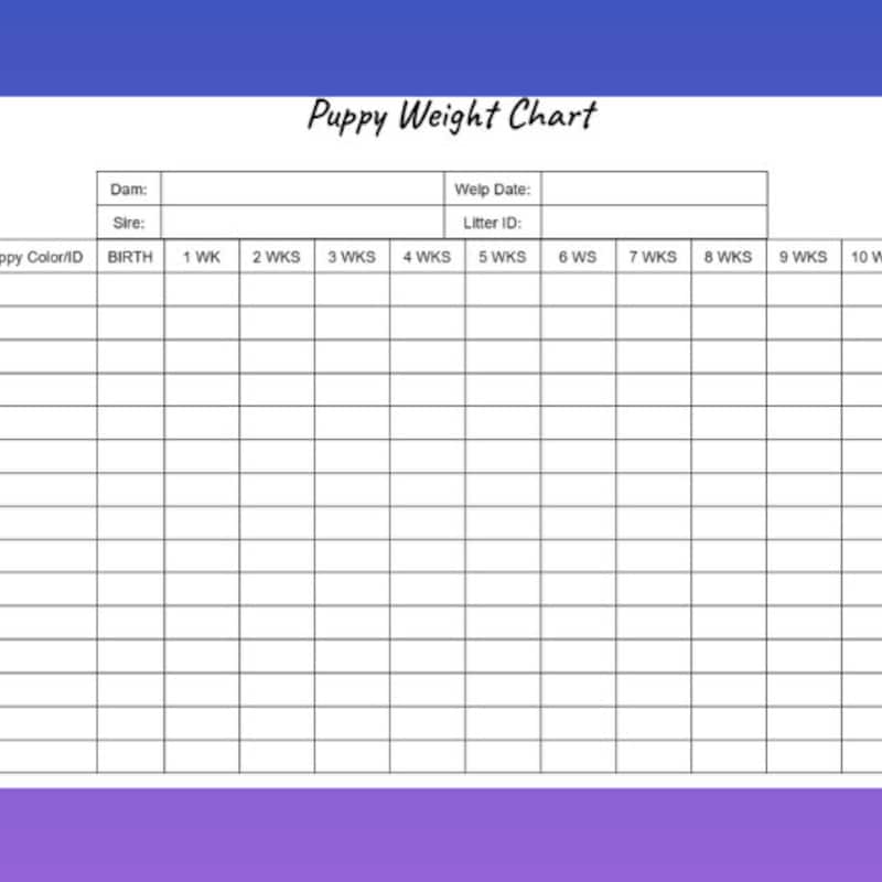 Puppy Progress Journal - Etsy