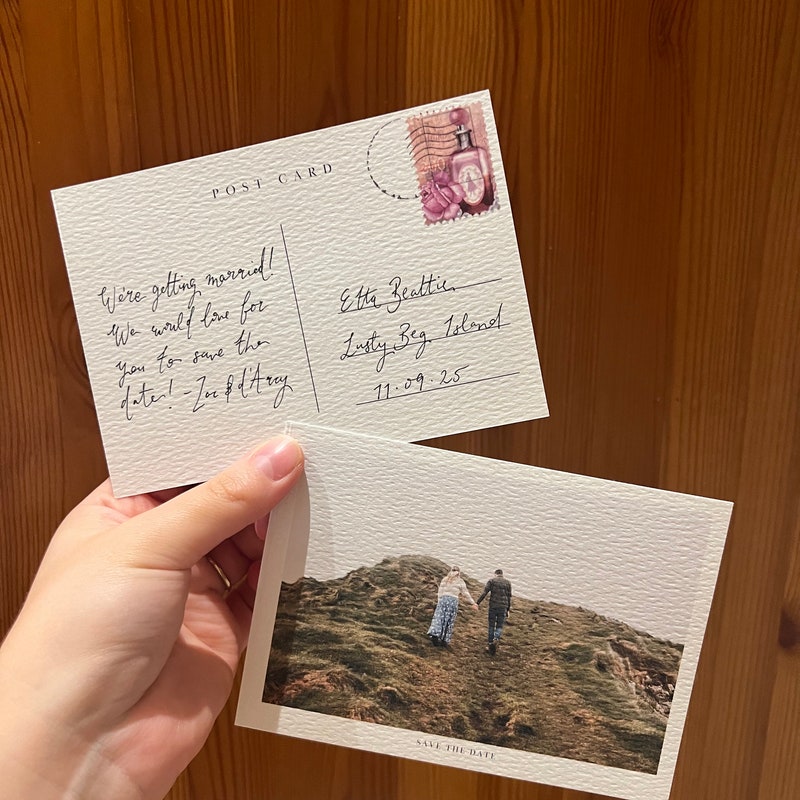 Save the Dates Postcard - Etsy